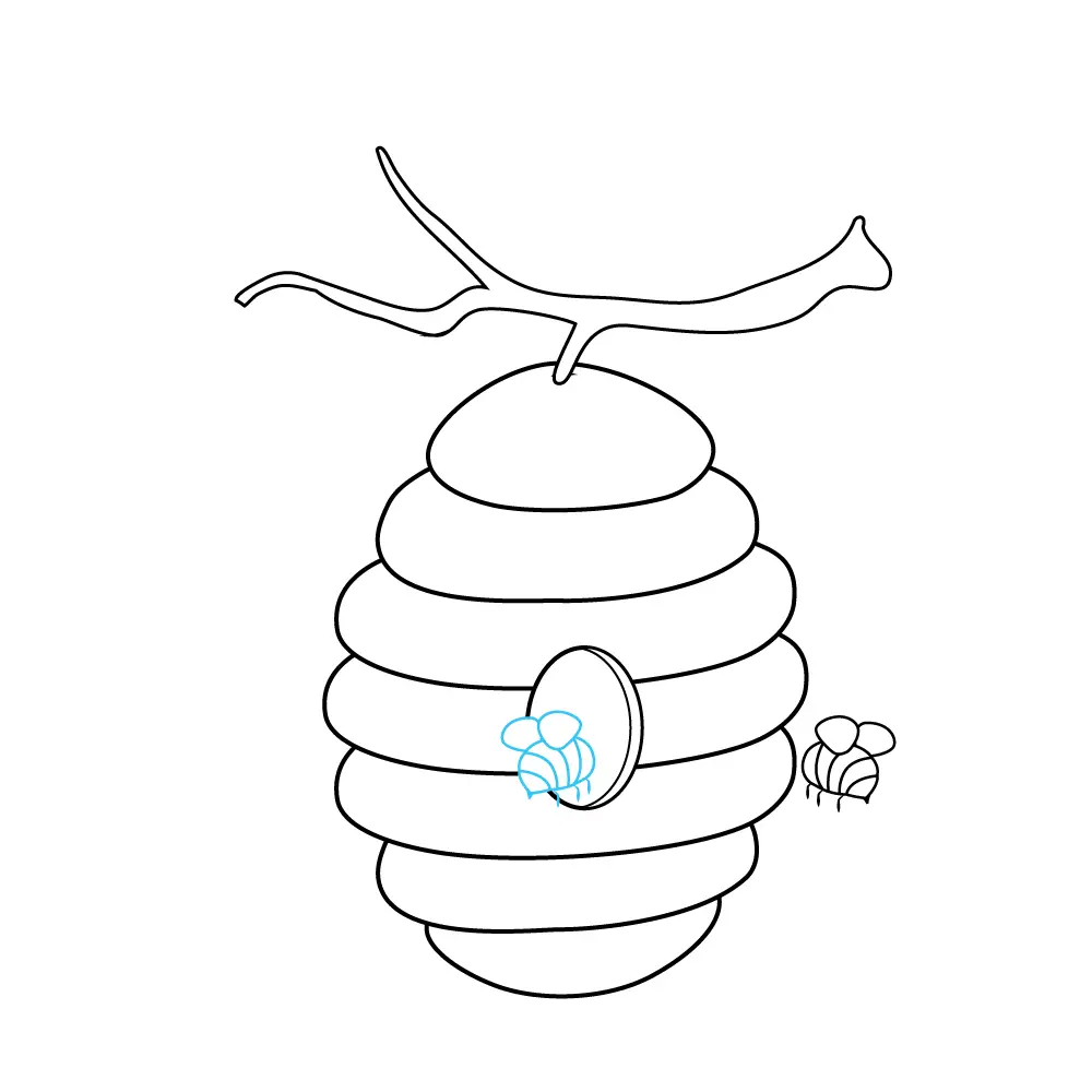 How To Draw A Beehive Step By Step Drawing Guide By Dawn Dragoart