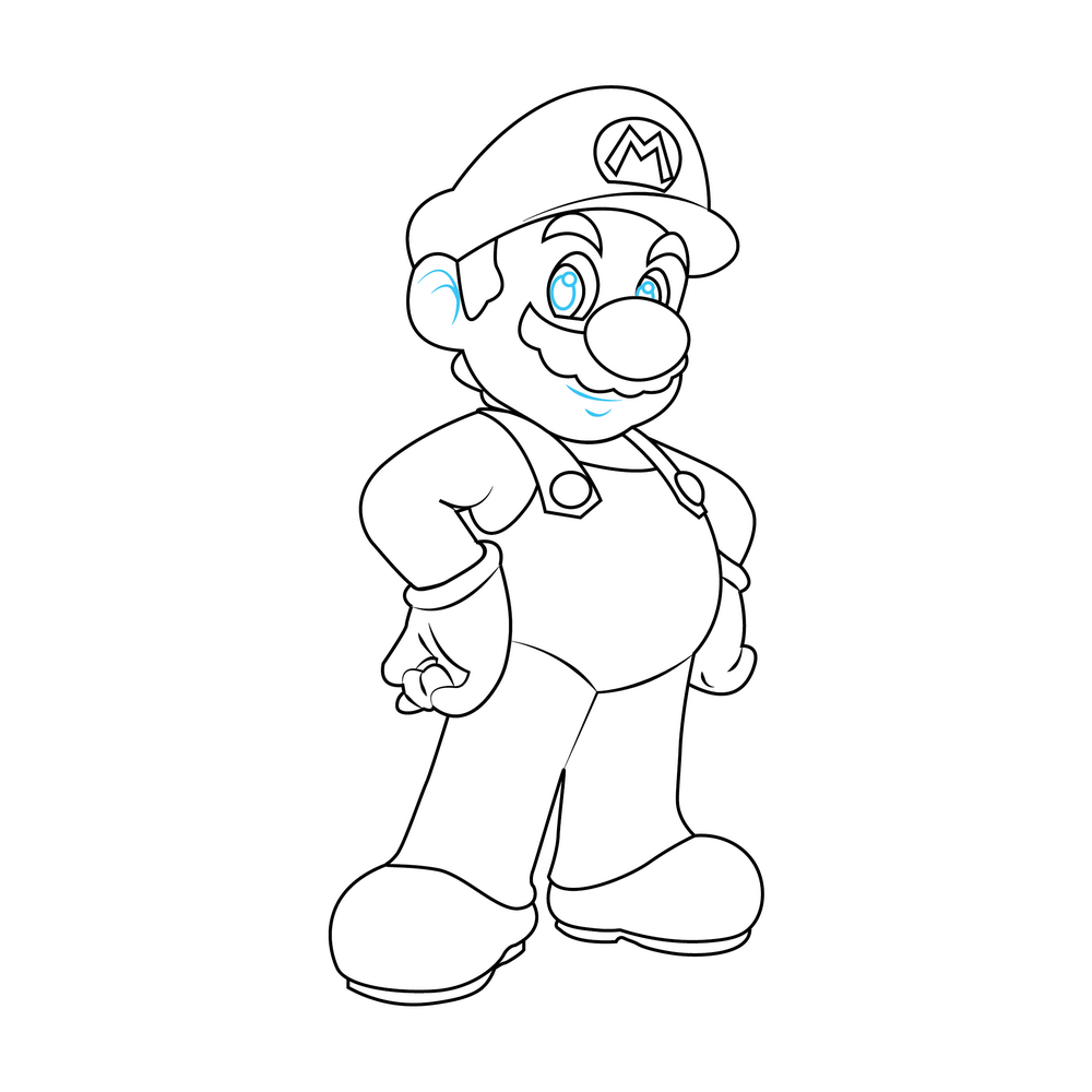 How To Draw Mario And Luigi Step By Step