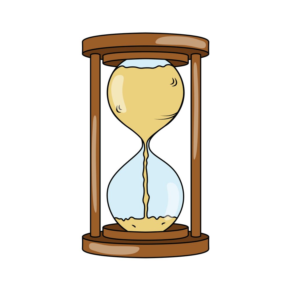 Simple Hourglass Drawing