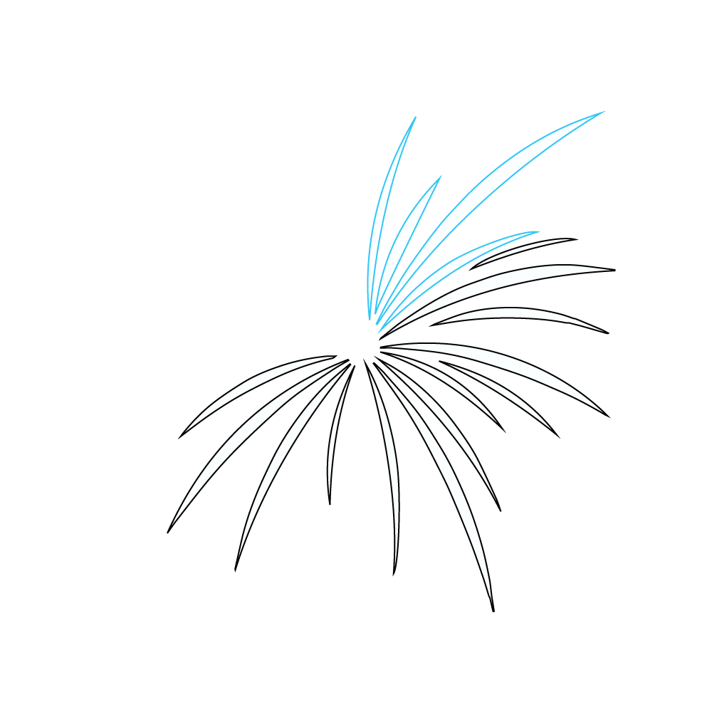 How To Draw Fireworks Step By Step Easy