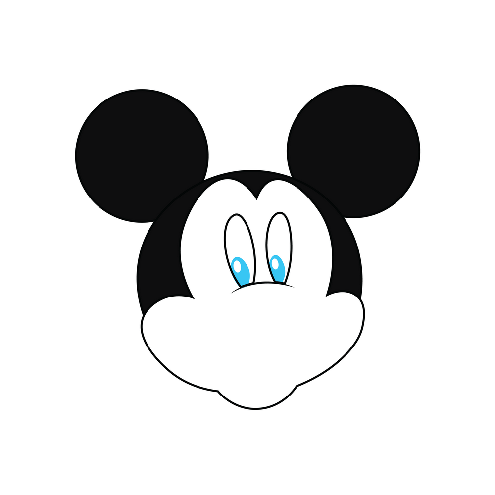 How To Draw Gangster Mickey Mouse