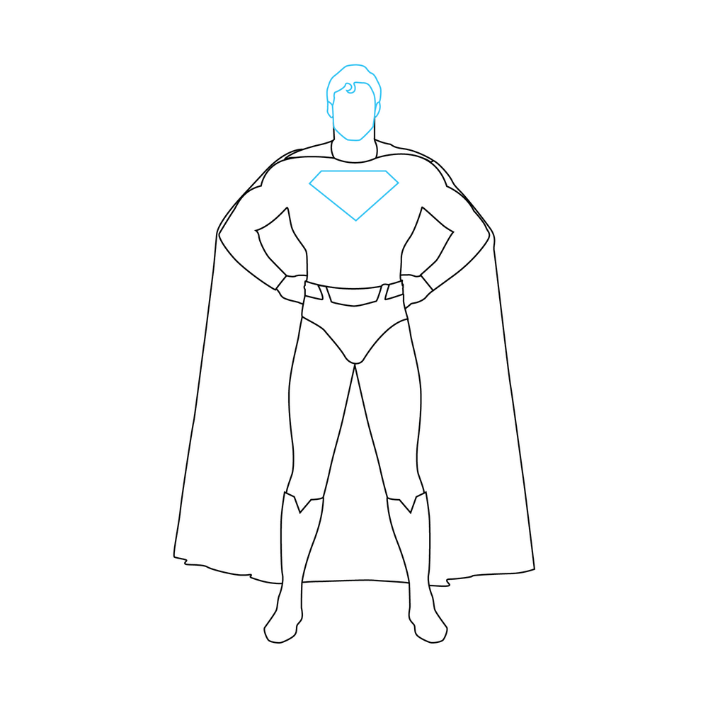 Easy Superman Sketches