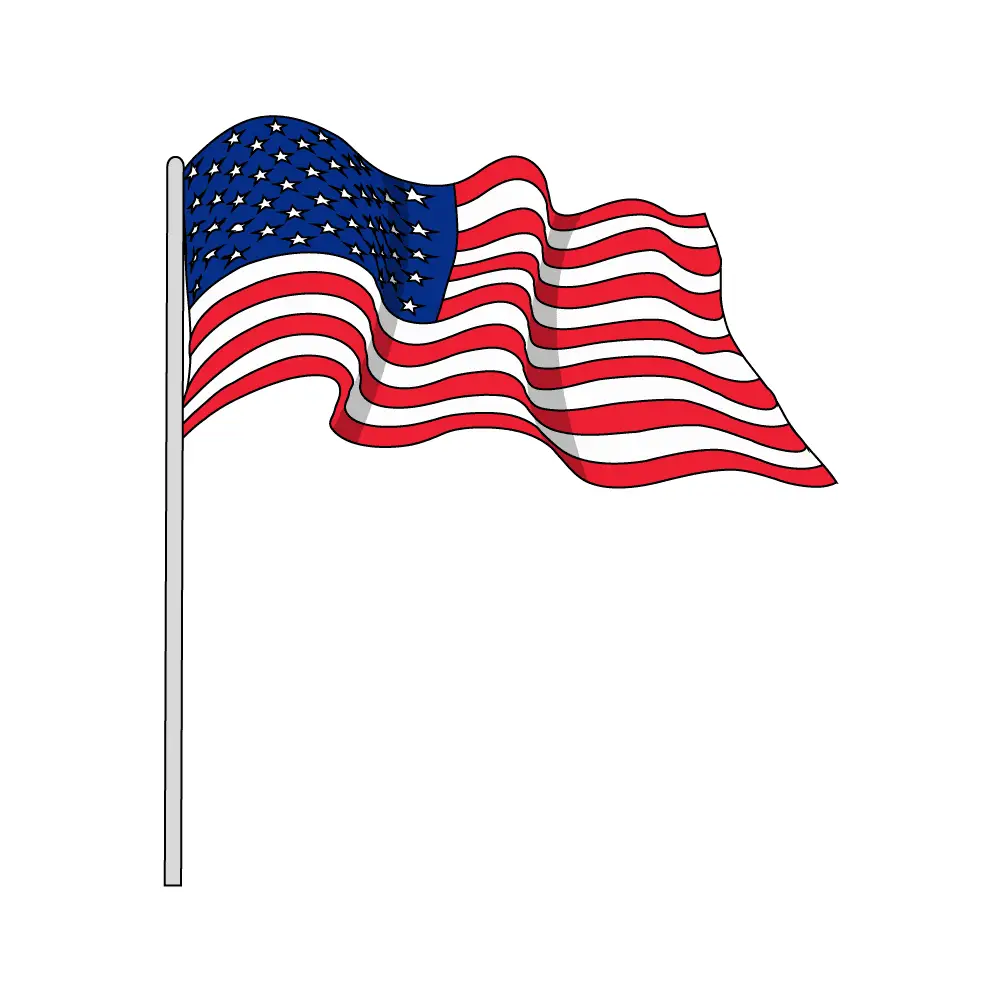 Flag Drawing How To Draw A Flag Step By Step Vrogue co