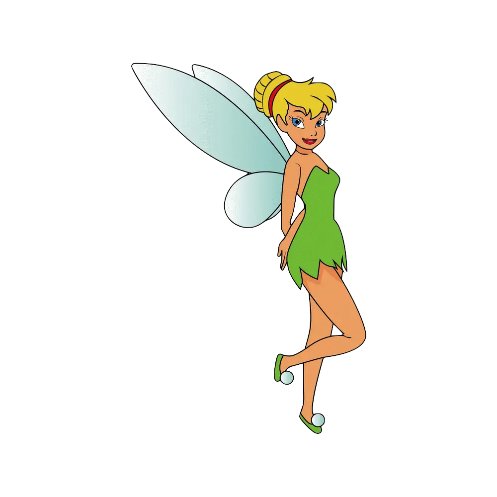 How To Draw Tinkerbell Step By Step