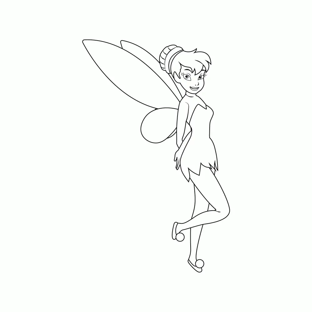 How To Draw Tinkerbell Step By Step How To Draw Tinkerbell Step By Step