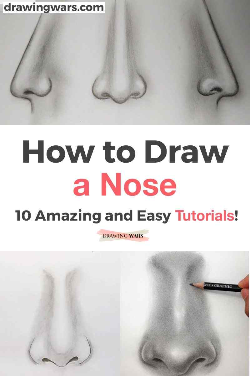 Human Nose Drawing Tutorial