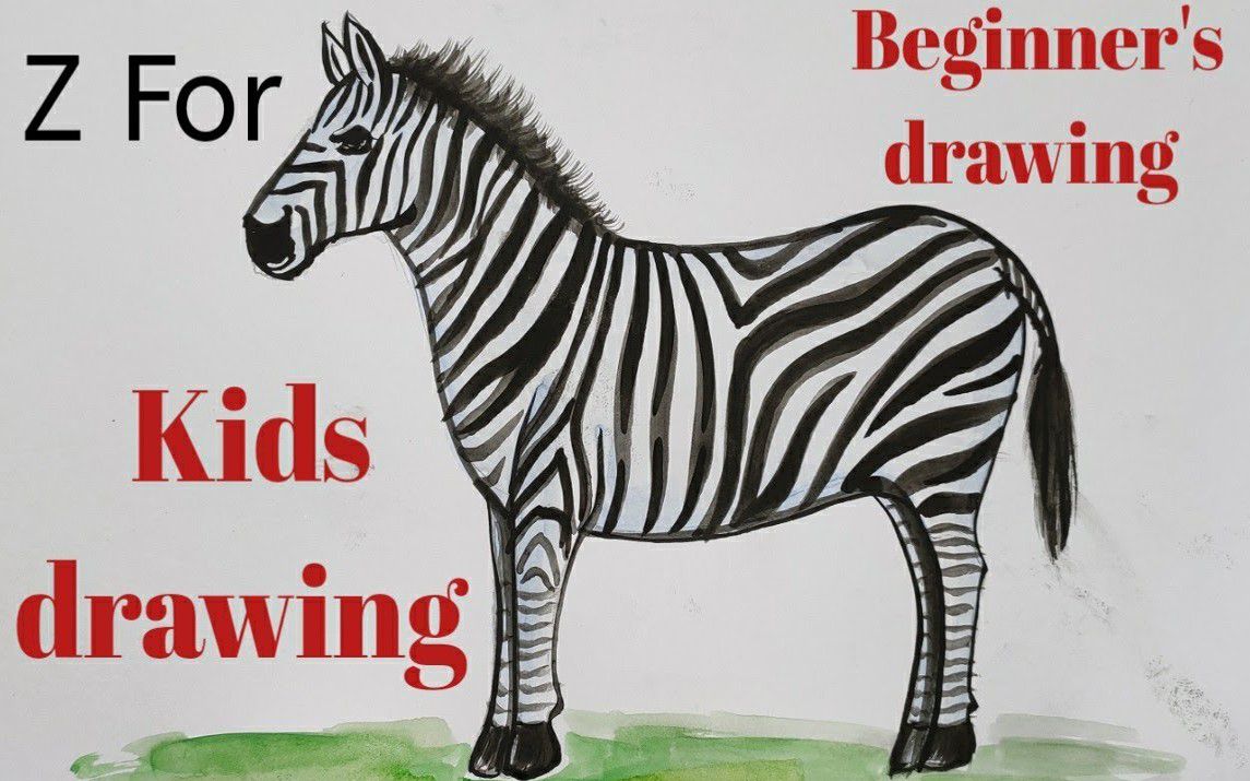 Cute Drawings Of Zebras