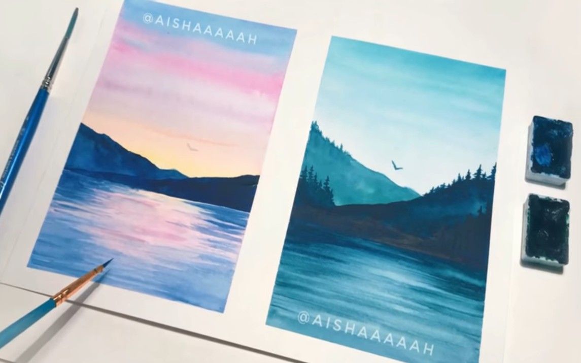 Simple Nature Paintings Images